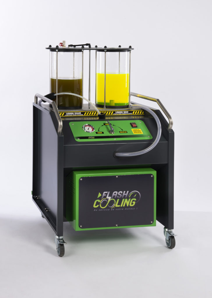 Draining the coolant - Flash Cooling